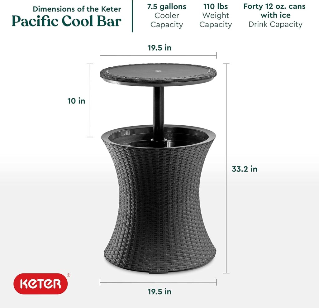 Keter Pacific Cool Bar Review – TubPicks.com